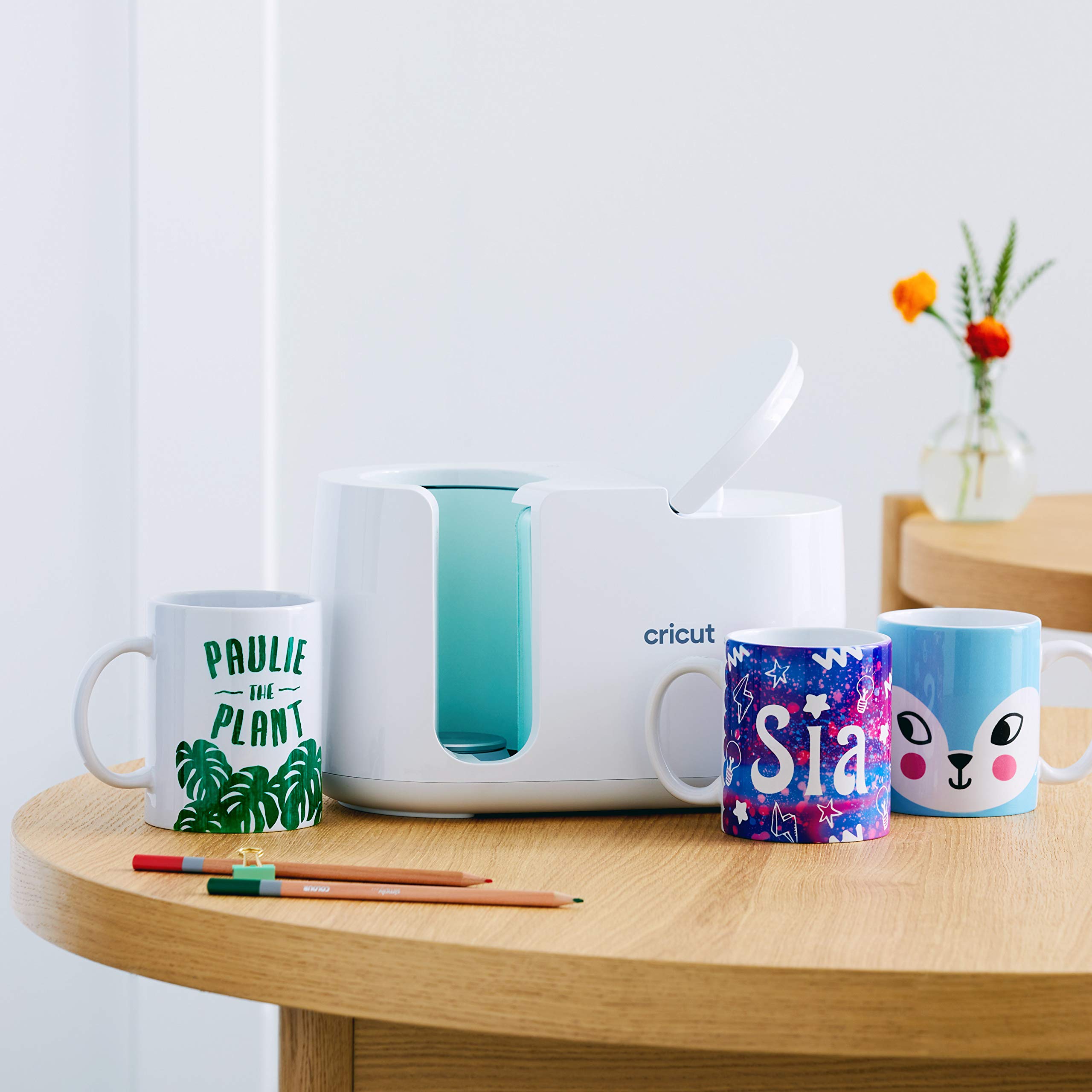 Cricut Mug Press US, Heat Press for Sublimation Mug Projects, One-Touch Setting, For Infusible Ink Materials & Mug Blanks 11 oz - 16 oz (Sold Separately), Includes Auto-Off Safety Feature