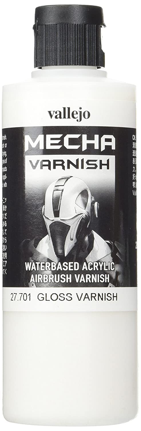 Vallejo Mecha Gloss Varnish 200ml Painting Accessories