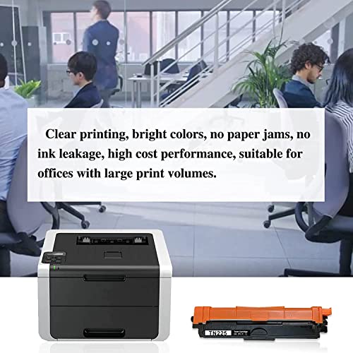 4 Pack (1BK+1C+1M+1Y) Compatible TN225 Toner Cartridge Replacement for Brother DCP-9015CDW 9020CDN HL-3140CW 3150CDN 3170CDW 3180CDW MFC-9130CW 9140CDN 9330CDW 9340CDW Printer Toner Cartridge