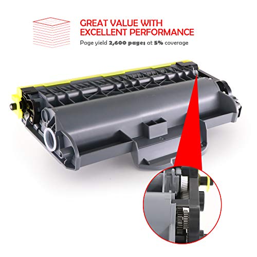 JOTO Compatible Toner Cartridge Replacement for Brother TN360 TN-360 TN 360 TN-330 TN 330 DCP-7040 HL-2140 HL-2170W DCP-7030 MFC-7340 MFC-7345N MFC-7440N (Black, 2 Pack, High Yield)