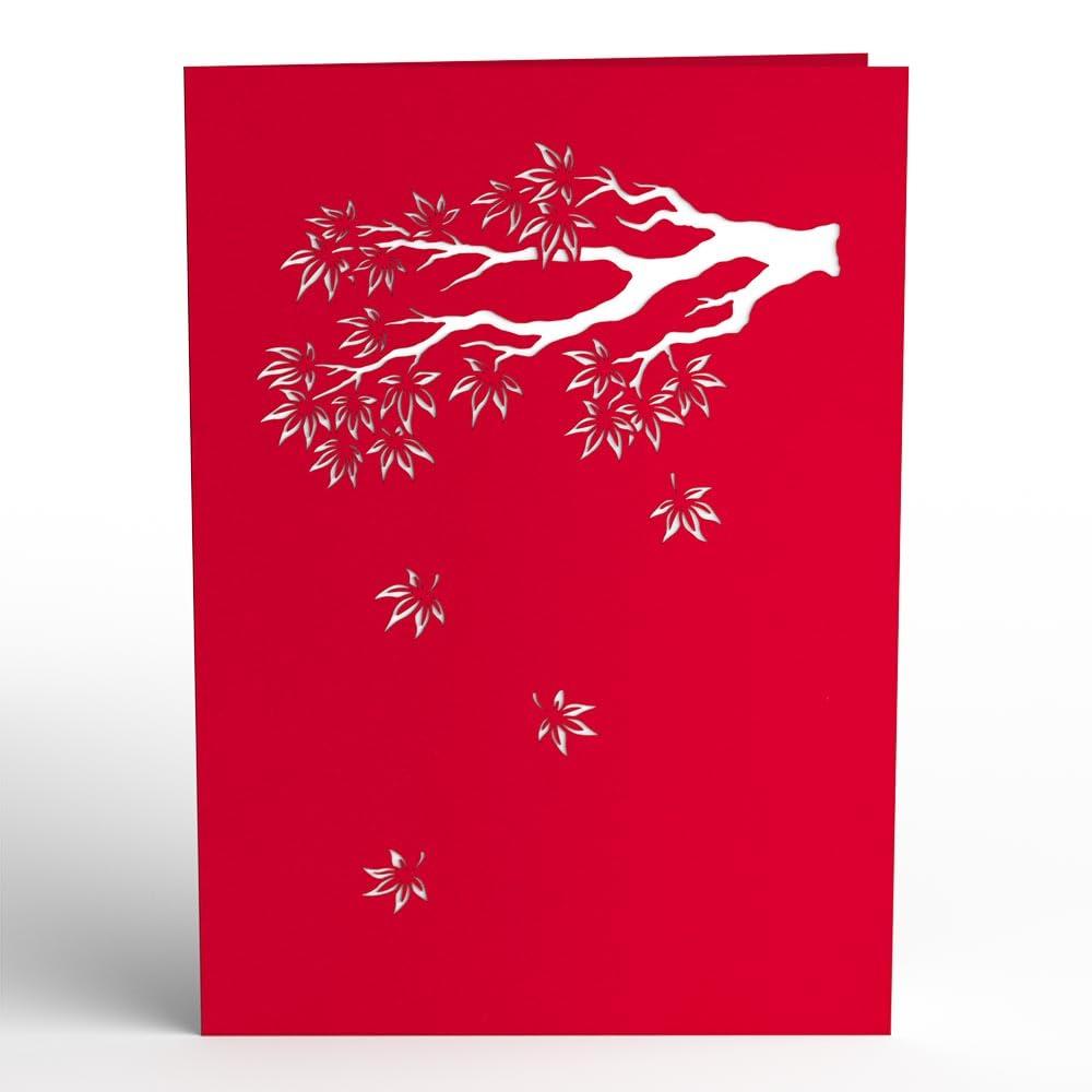 Lovepop Everyday Pop-Up Card for Her and Him- 3D Thinking of You Greeting Cards for Boys, Girls, Men, Women - 5" x 7" Maple Tree - Blank Note Card & Envelope Included