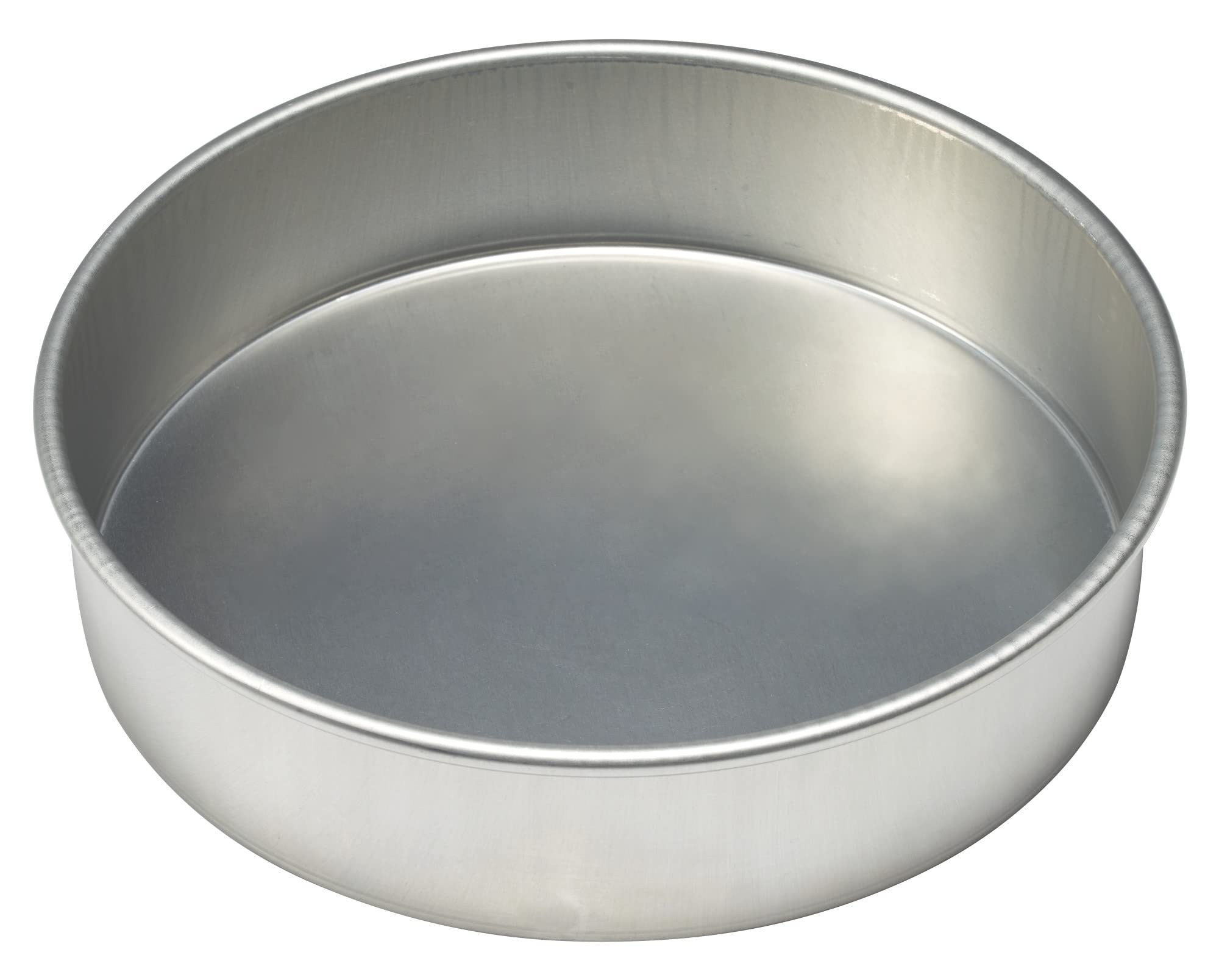 DecoPac 12 Inch 16 Gauge Aluminum Round Cake Pan, 12" W x 3" H, Made From Premium, Hardened Aluminium Alloy For Superior Durability, Uniform Wall Thickness for Even Rising