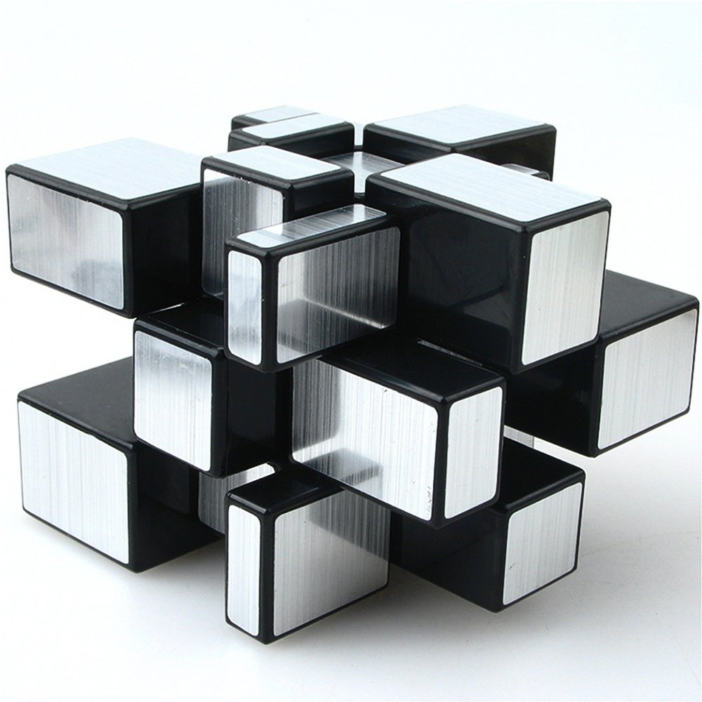 TANCH Mirror Speed Magic Cube 3X3 Puzzle for Children & Adults Kids Silver…