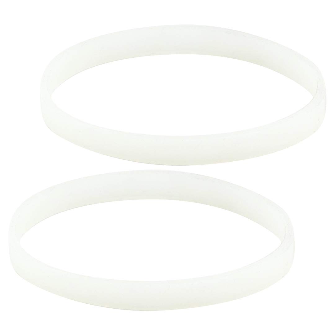 2 Pack White Gasket Rubber Sealing O-Ring Replacement Compatible with Nutri Ninja Auto-iQ Blenders BL480 BL681A BL682 BL640