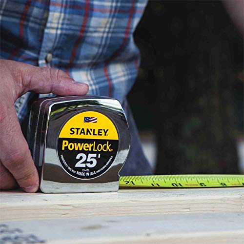 Stanley PowerLock Tape Measure (Carton of 4, 25-Foot)