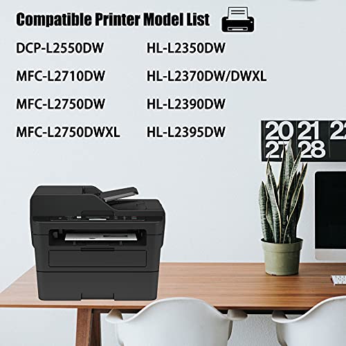 ALLU 3 Pack Toner Cartridge Replacement for Brother DCP-L2550DW MFC-L2710DW L2750DW L2750DWXL Printer Ink Cartridge.[Black] (AK-TN760)