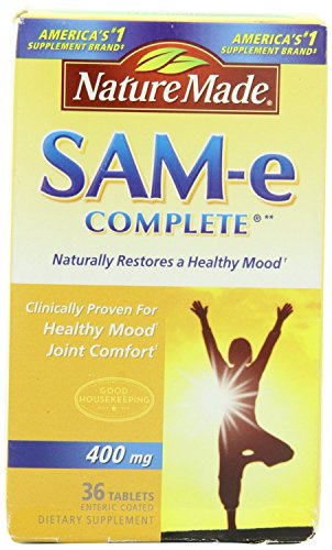Nature's Made Sam-e Complete 400-mg 36 Tablets (2 Pack)