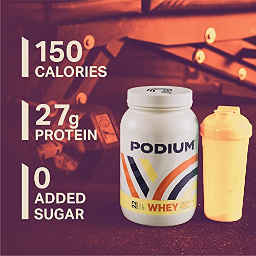 Podium Nutrition, Whey Protein Powder, Peanut Butter Crunch, 22 Servings, 27g of Whey Protein Per Serving