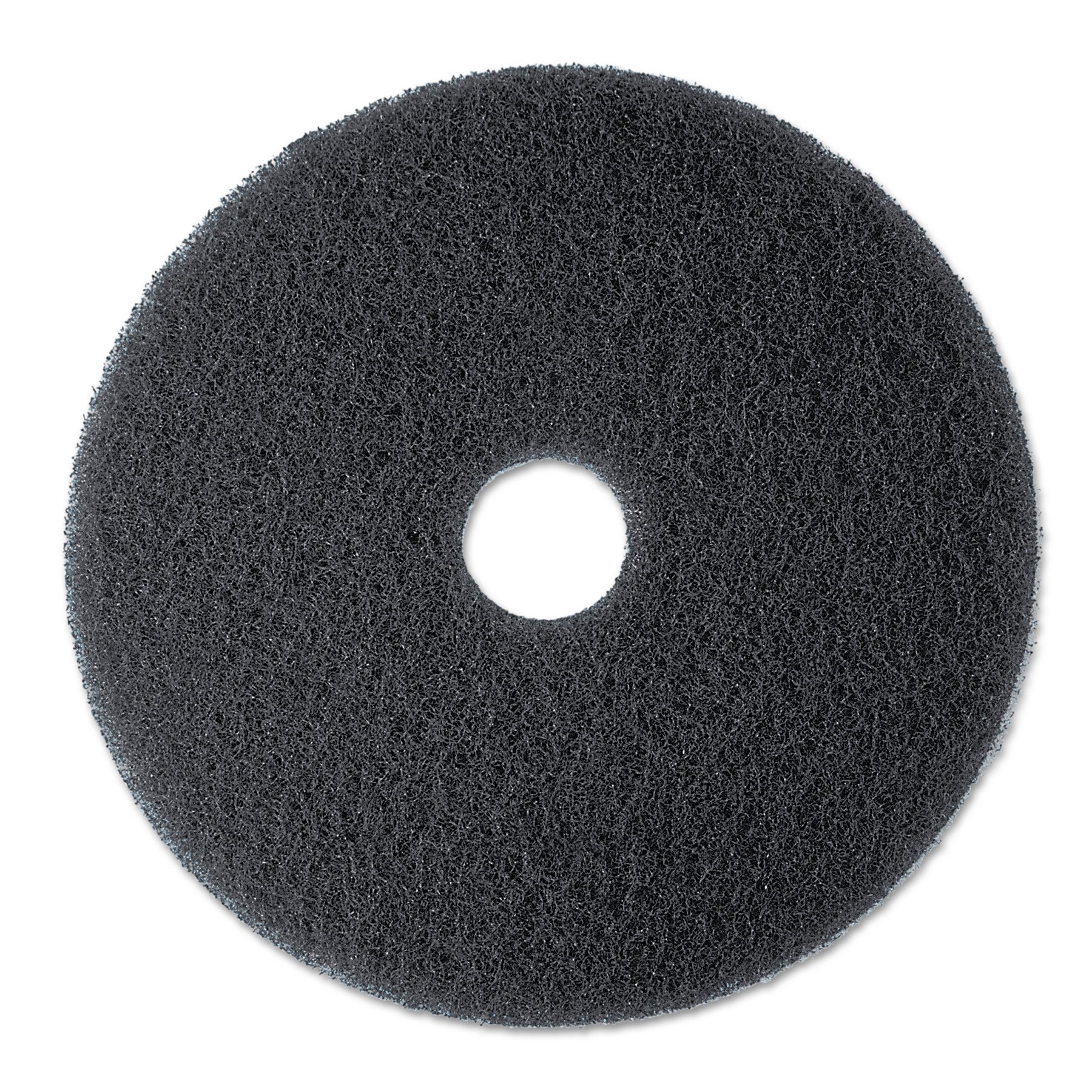 3M Black Stripper Pad 7200, 13" Floor Care Pad (Case of 5)