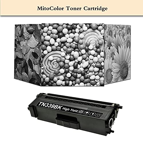 Compatible 1-Black TN339 TN-339 TN339BK Toner Cartridge Replacement for Brother TN 339 HL-L8350CDW HL-L8250CDN HL-L8350CDWT MFC-L8850CDW MFC-L8600CDW Printer Cartridge