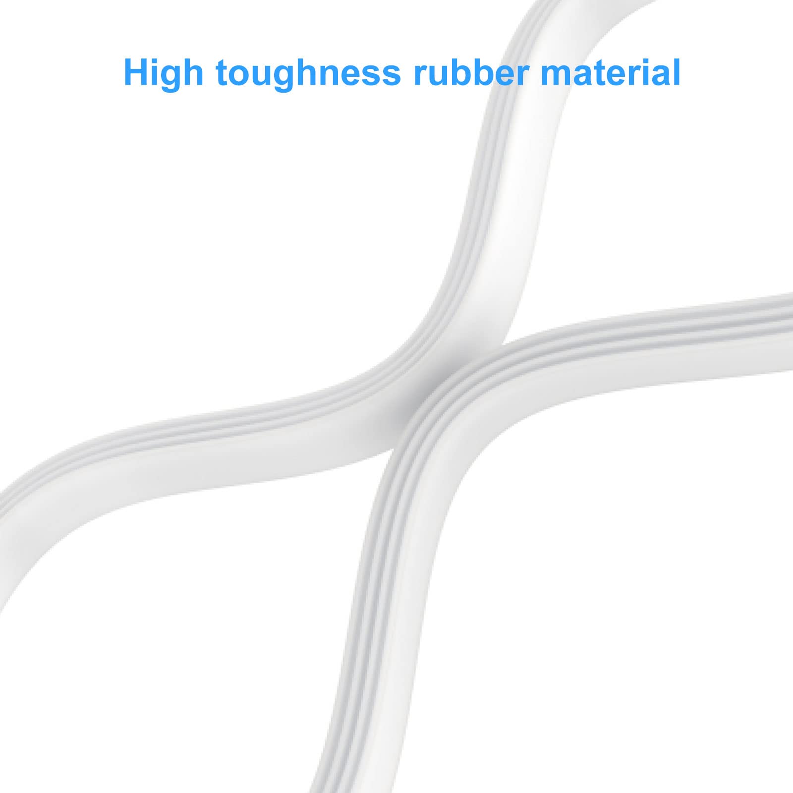 3 Pack Rubber Gaskets Replacement Seal White O-Ring for Ninja Pro Blender Replacement for Ninja BL660 1100w BL770 1500w BL663 BL740 BL773CO BL780 BL780CO (3.22 inch Gaskets)