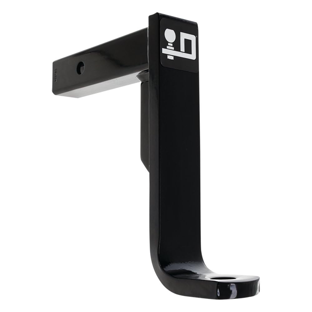Draw-Tite 2706 9" Ball Mount (1" Ball Hole/9-3/4" Rise/11" Drop), Black