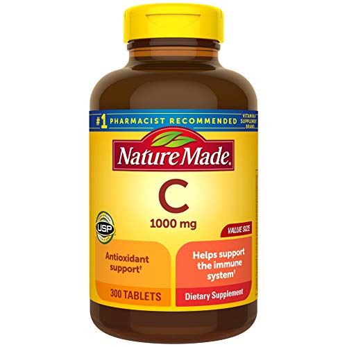 Vitamin C 1000 mg, 300 Tablets, Helps Support the Immune System