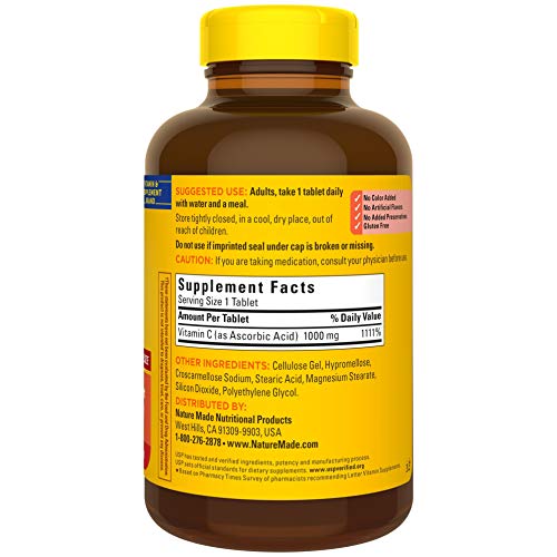 Vitamin C 1000 mg, 300 Tablets, Helps Support the Immune System