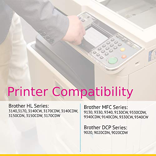 CS Compatible Toner Cartridge Replacement for Brother TN221 TN-221 TN-221BK 3 Black DCP-9020CDN 9020CDW HL-3140CDW 3150CDW MFC-9130CW 9330CDW 9340CDW 9140CDN 9330CW Black