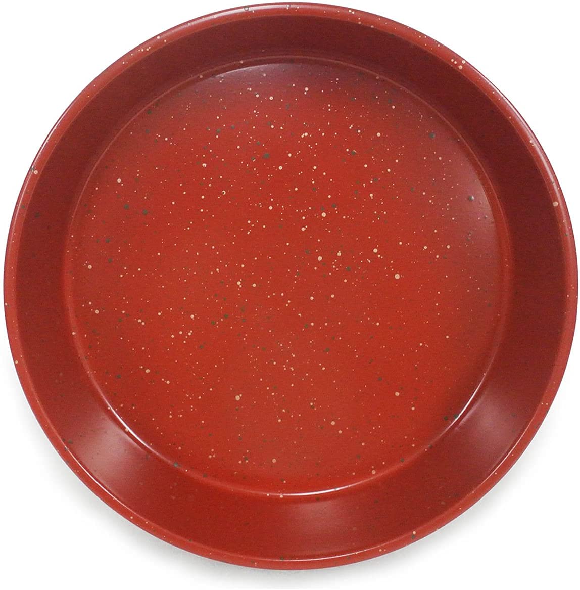 casaWare Ceramic Coated NonStick 9-Inch Round Pan, Red Granite,1-4124-7R