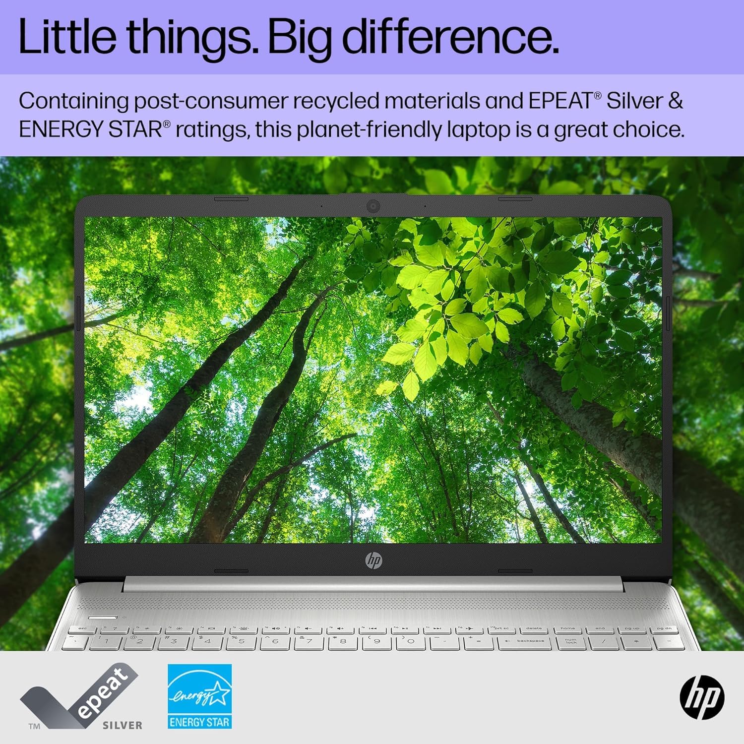 HP 2024 Business Laptop, 15.6" HD Display, AMD Ryzen 5 5500U Processor (6 cores), 8GB RAM, 512GB SSD, AMD Radeon Graphics, Numeric Keypad, Windows 11 Home with USB WiFi Adapter