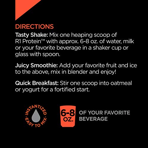 Rule One Proteins, R1 Protein - Lightly Salted Caramel, 25g Fast-Acting, Super-Pure 100% Isolate and Hydrolysate Protein Powder with 6g BCAAs for Muscle Growth and Recovery, 2lbs