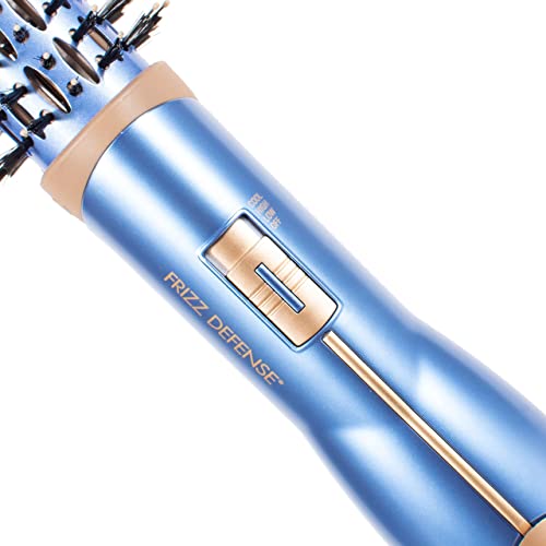Conair Nano Titanium Ceramic Frizz Defense 1½” (38 mm) Compact Lightweight Hot Air Styling Curl, Straighten, Waver Brush - BC850