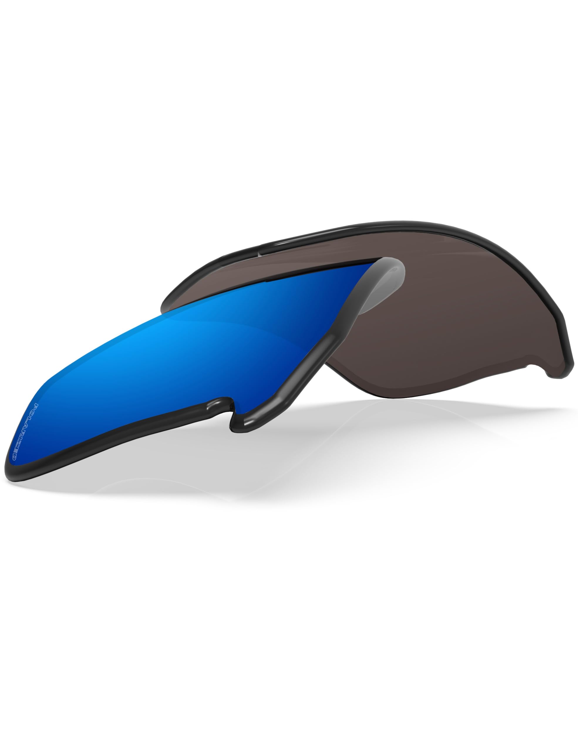 BLAZERBUCK Polycarbonate Polarized Replacement Lenses for BOSE Tempo Sunglasses- Ice Blue