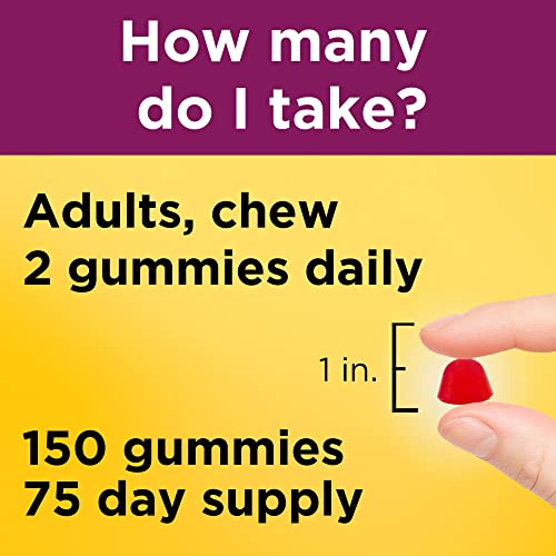 Nature Made Multivitamin For Her, Womens Multivitamin for Daily Nutritional Support, 150 Gummies, 75 Day Supply