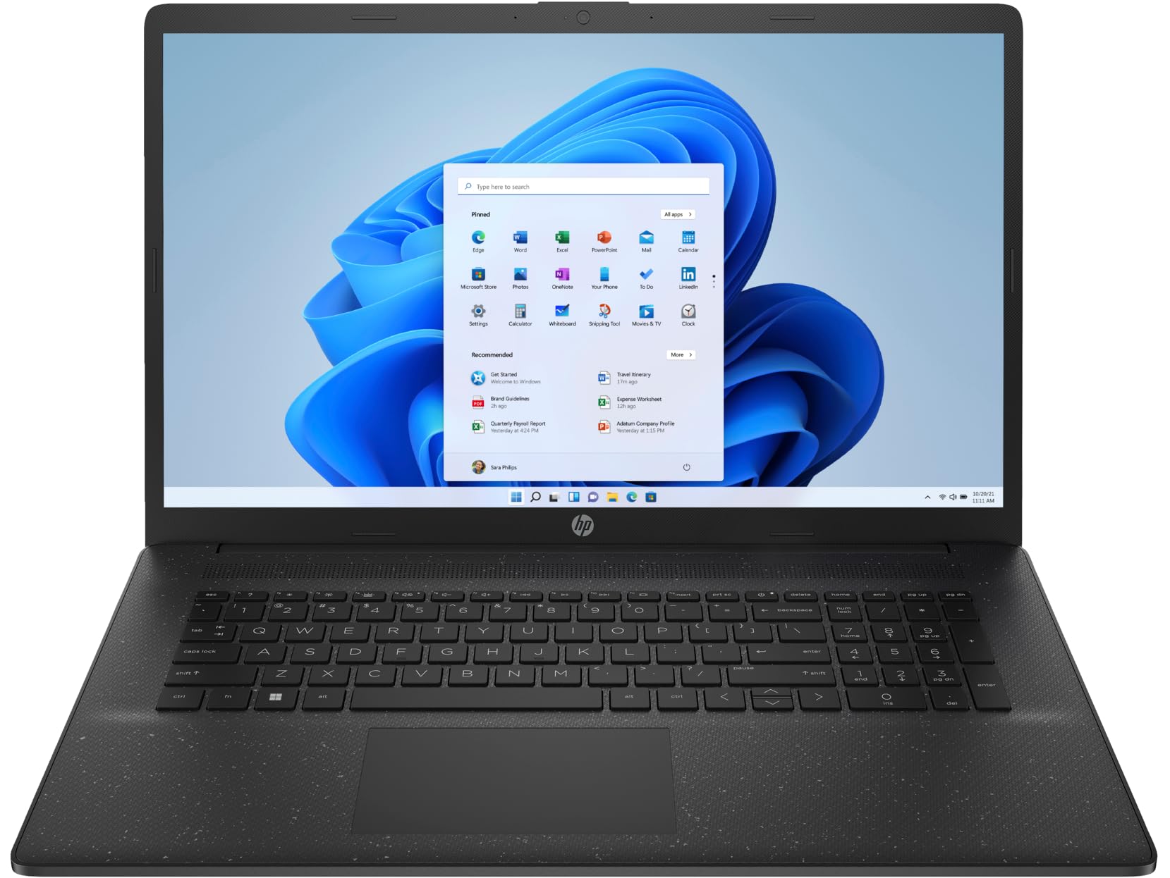 HP 17-CP300 Laptop 2023 17.3” FHD 1920 x 1080 Display AMD Ryzen 7 7730U, 8-core, AMD Radeon Graphics, 16GB DDR4, 512GB SSD, Wi-Fi 6, Bluetooth 5.3, 720p HD Camera, Windows 10 Pro