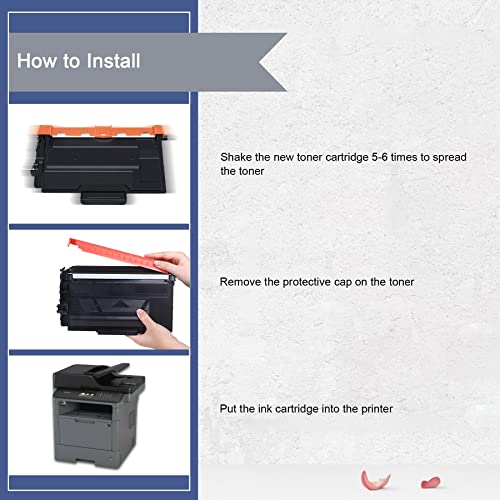 VASERINK TN-880 Extra High Yield Toner Cartridges Compatible Replacement for Brother TN-880 Toner Cartridges DCP-L5500DN, MFC-L6700DW L6900DW, HL-L6250DW L6300DW L5200DW/DWT Printer, (Black, 3 Pack)