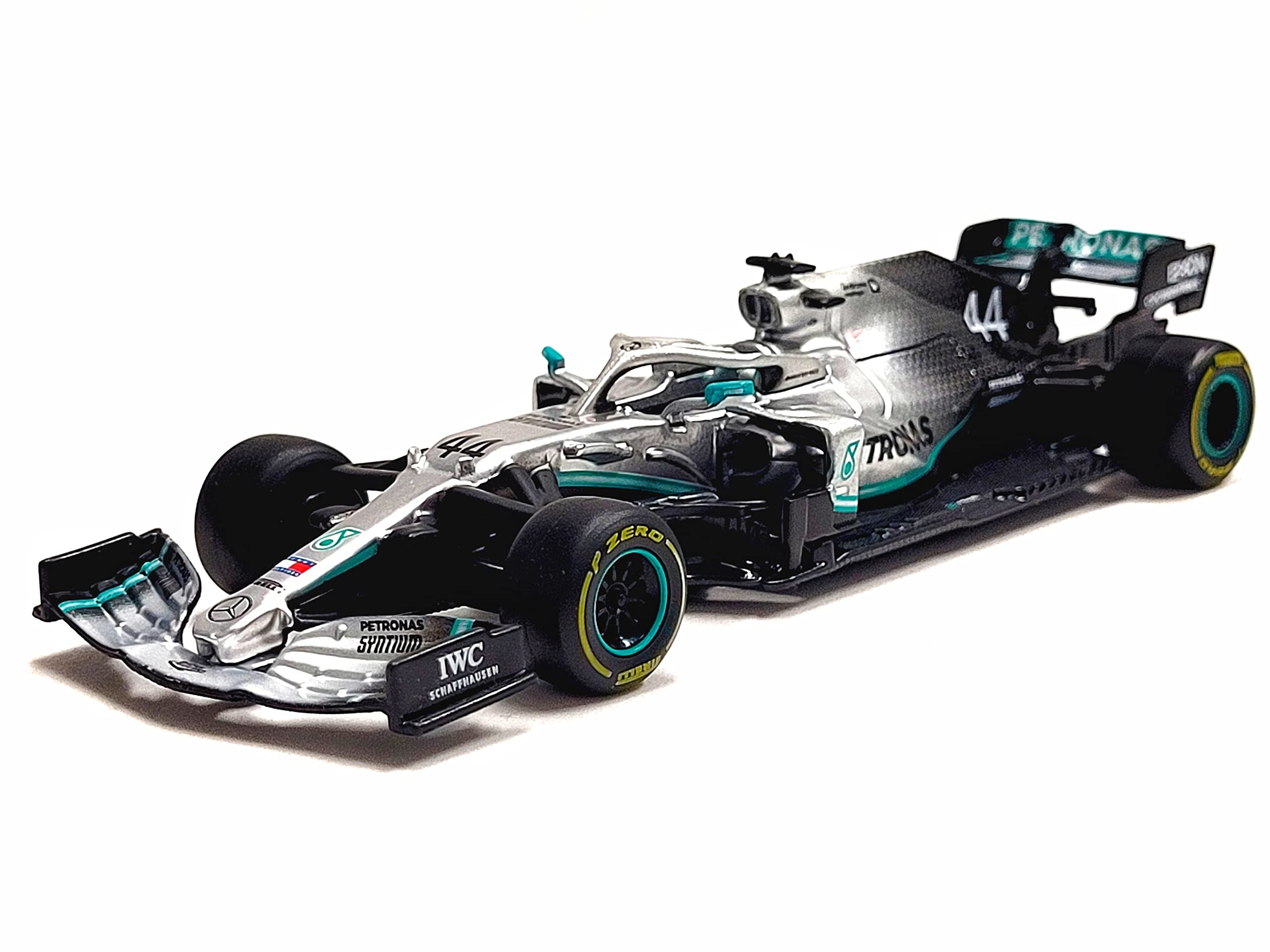 Mercedes AMG Petronas F1 W10 EQ Power+ #44 Lewis Hamilton F1 Formula One (2019) 1/43 Diecast Model Car by Bburago