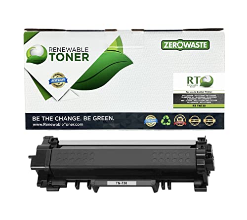 Renewable Toner Compatible Toner Cartridge Replacement for Brother TN730 TN-730 for use in DCP-L2550 HL-L2350 L2370 HL-L2390 L2395 MFC-L2690 L2710 L2717 L2750
