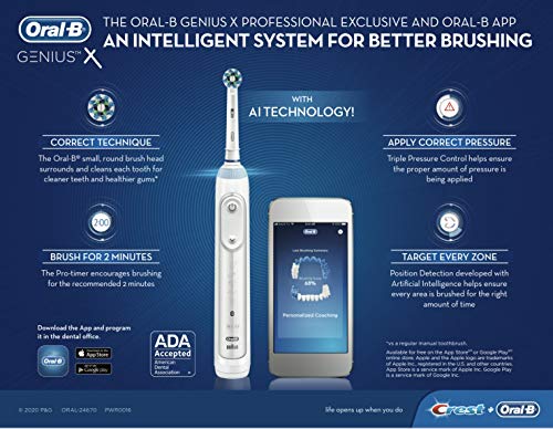 Oral-B Corded ElectricGenius X Toothbrush Patient Starter Kit