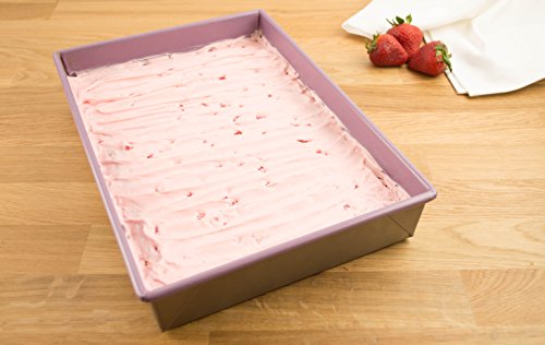 USA Pan Allergy Id Nonstick Sheet Cake, 9 x 13 Rectangular Pan, Purple