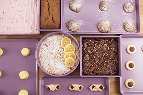 USA Pan Allergy Id Nonstick Sheet Cake, 9 x 13 Rectangular Pan, Purple