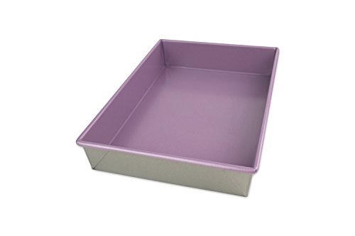 USA Pan Allergy Id Nonstick Sheet Cake, 9 x 13 Rectangular Pan, Purple