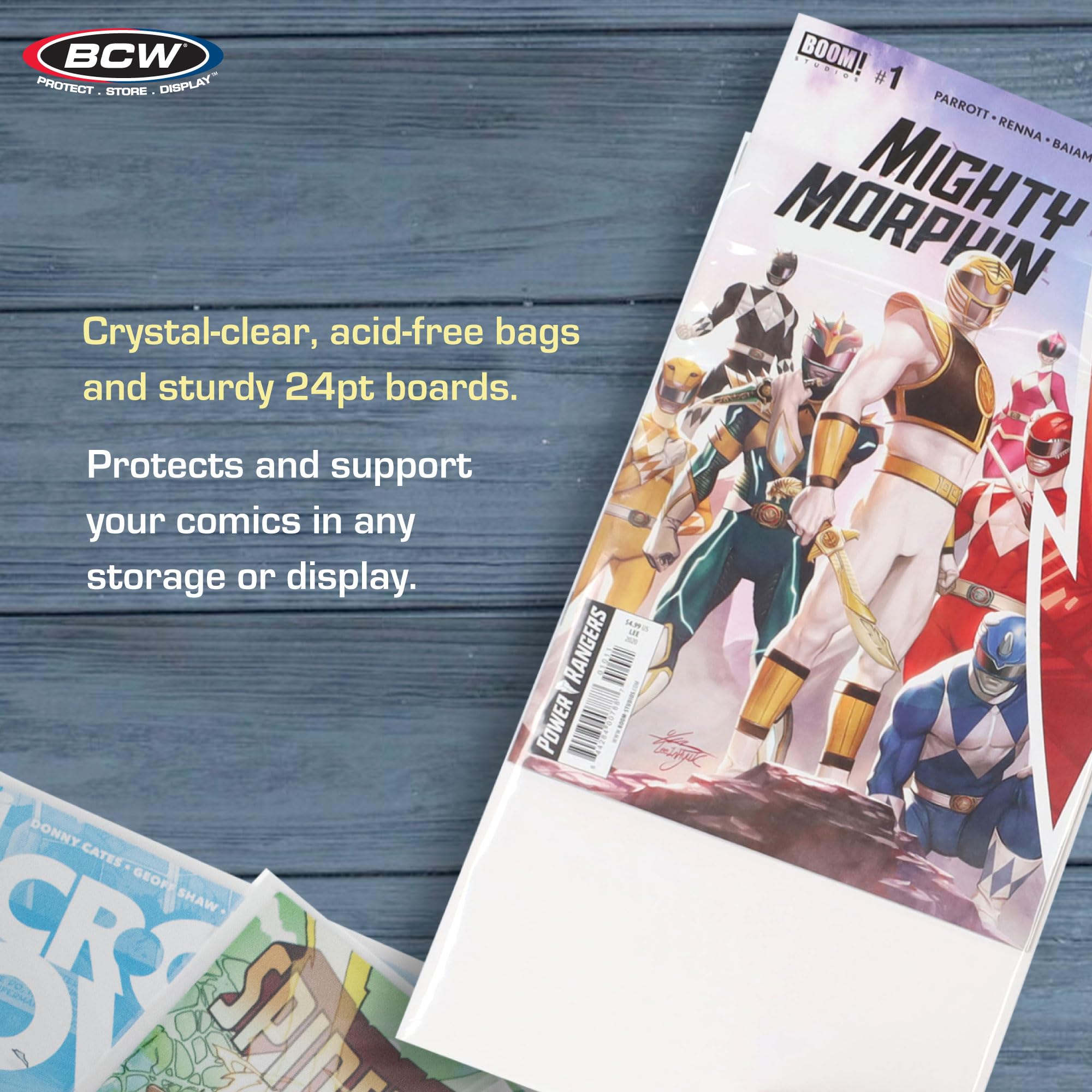 100 BCW Current Comic Boards and Bags