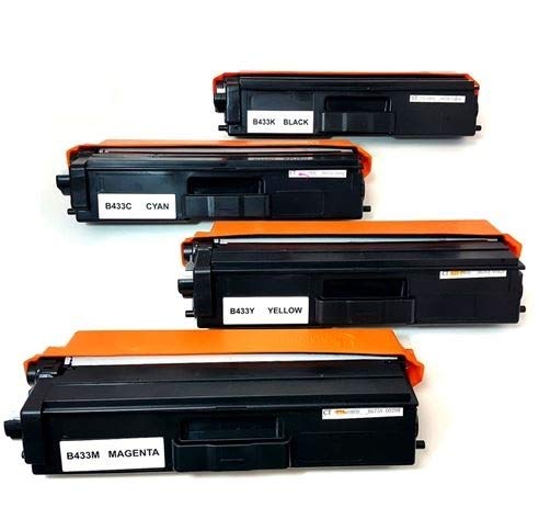 Calitoner Compatible Toner Cartridges Replacement for Brother TN433 Use for Printers HL-L8260,8360CDW-(4 Pack)