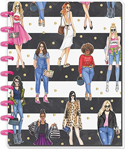 ME & MY BIG IDEAS HAPPY PLANNER NOTEBK B/W STRIPE