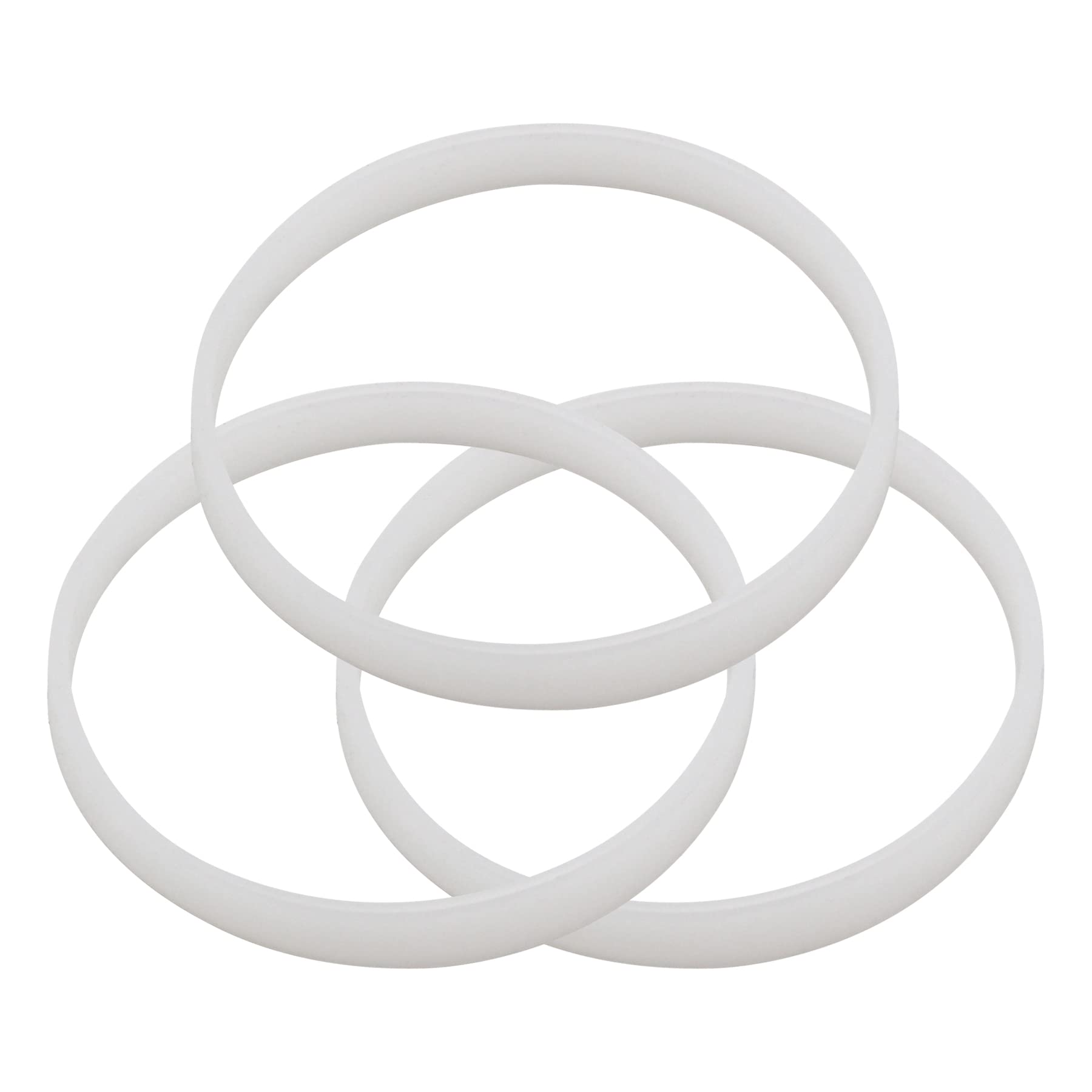 (6 PCS) Ninja Blender Rubber Gaskets Fit for Model BL480 BL680 BL910 CT680 BL455, BL455-30, BL580, 1000W White Replace for Nutri Blender