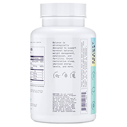 Alani Nu Hormonal Balance Vitamin Supplement for Women, Weight Management and Clear Complexion, 30 Servings