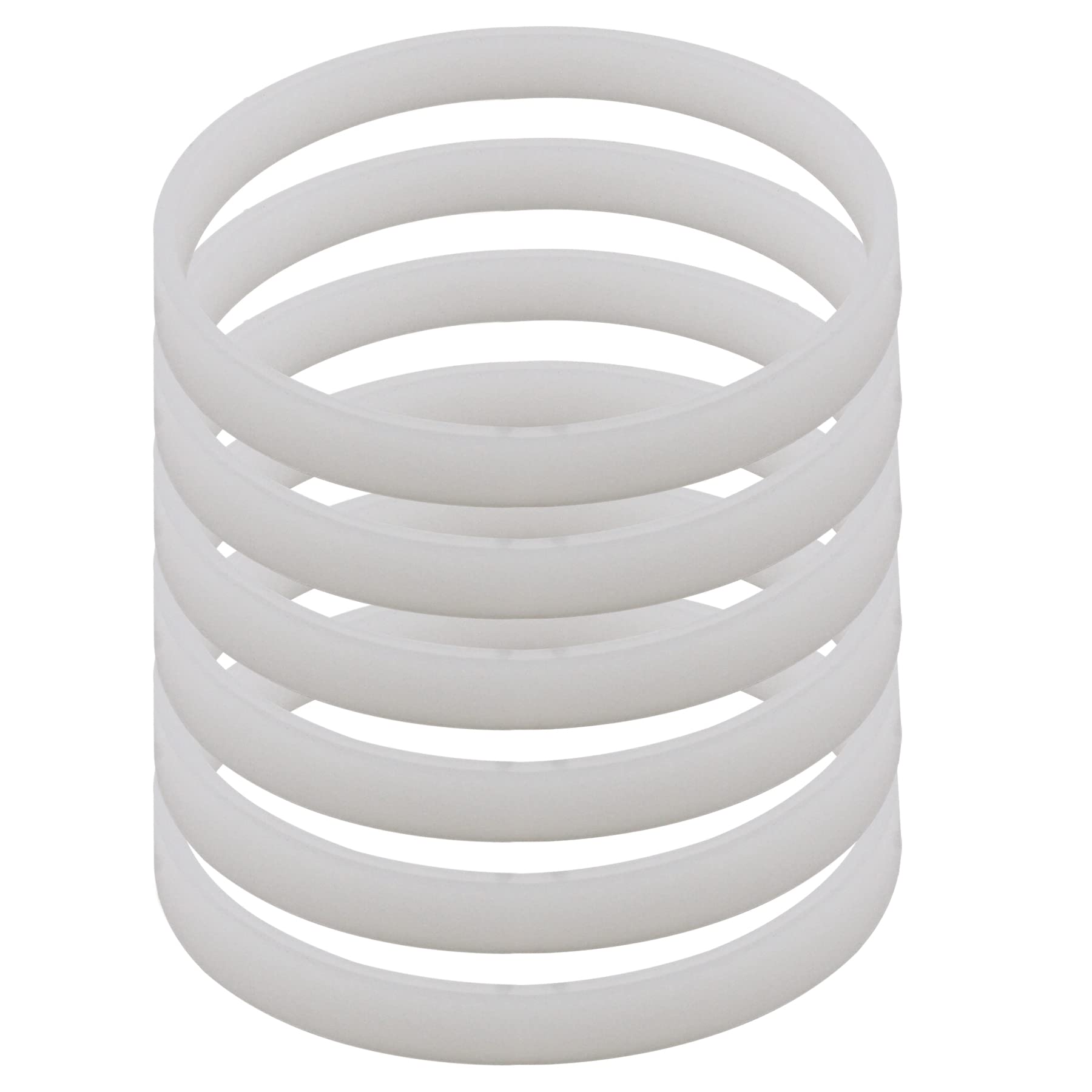 (6 PCS) Ninja Blender Rubber Gaskets Fit for Model BL480 BL680 BL910 CT680 BL455, BL455-30, BL580, 1000W White Replace for Nutri Blender