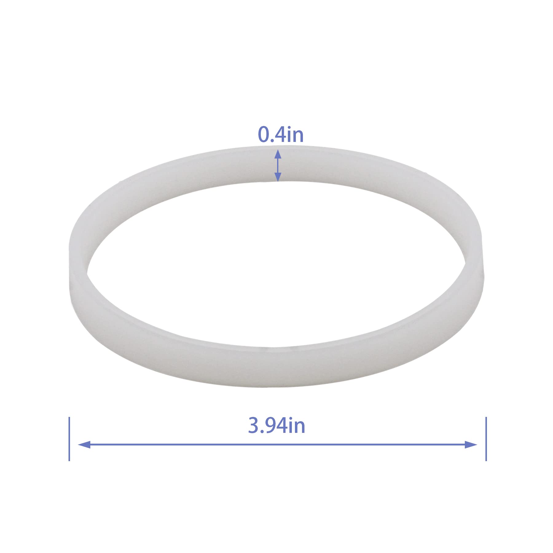 (6 PCS) Ninja Blender Rubber Gaskets Fit for Model BL480 BL680 BL910 CT680 BL455, BL455-30, BL580, 1000W White Replace for Nutri Blender
