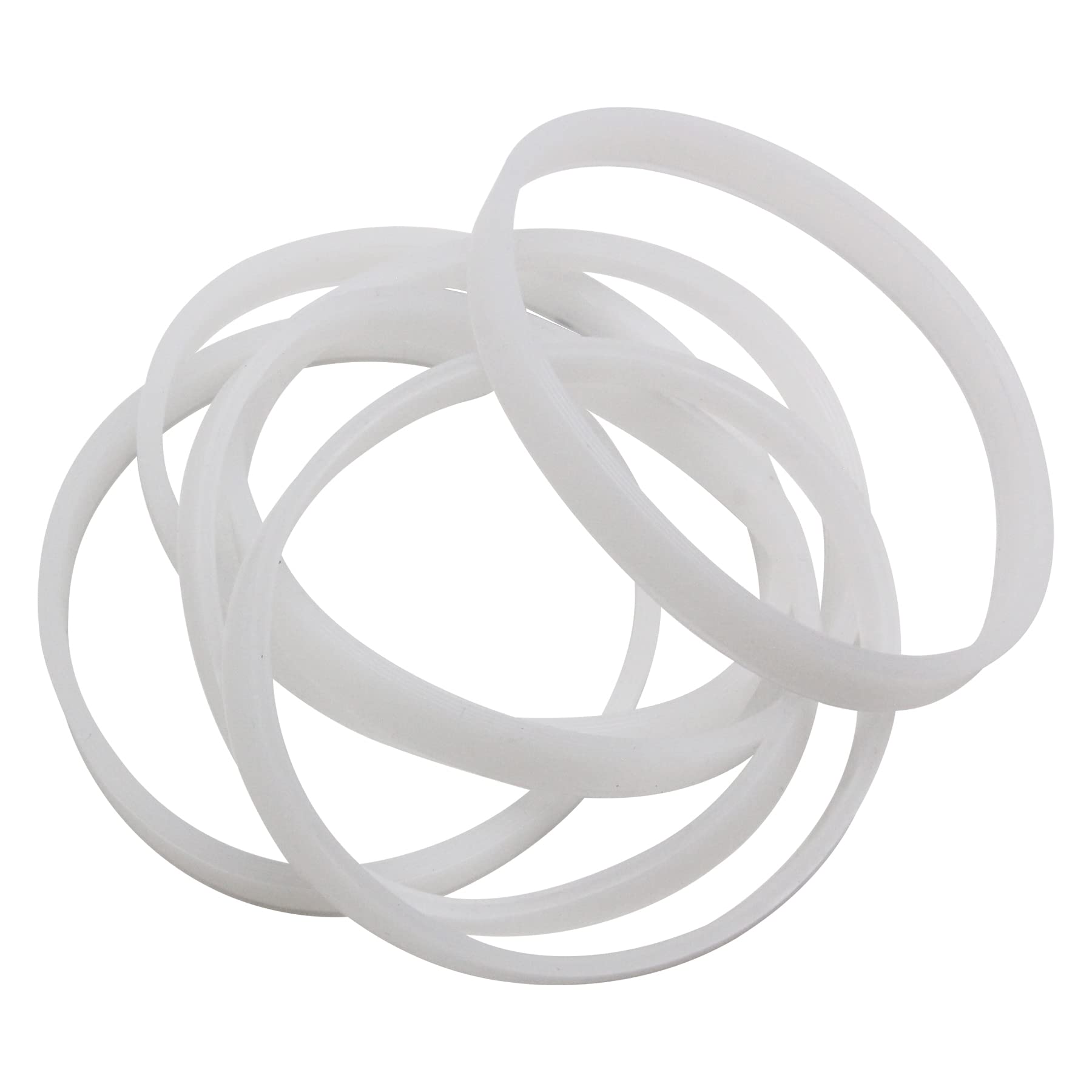 (6 PCS) Ninja Blender Rubber Gaskets Fit for Model BL480 BL680 BL910 CT680 BL455, BL455-30, BL580, 1000W White Replace for Nutri Blender