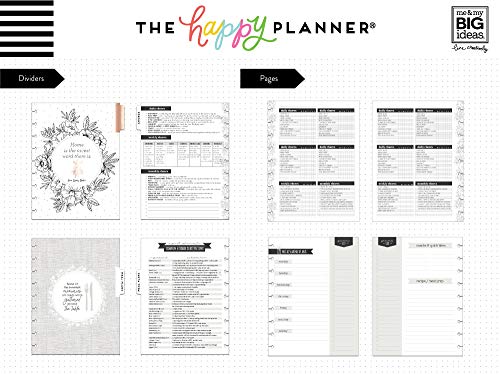 me & my BIG ideas Home Extension Pack - The Happy Planner Scrapbooking Supplies - Organizer for Household Duties - Plan Your Budget & Chores, Make Grocery Lists & Meal Plans - Classic Size
