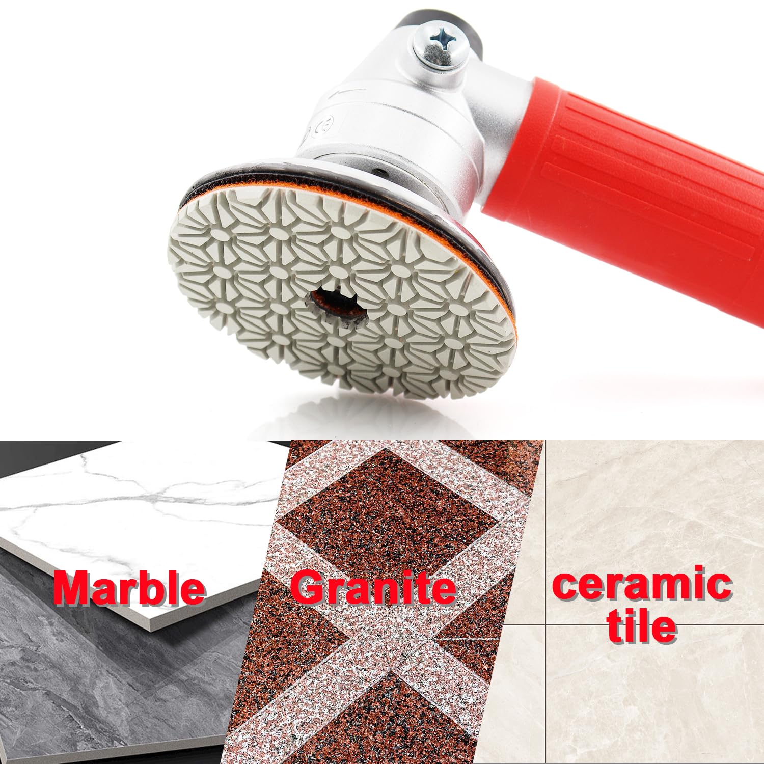 YDROWN 3 Step Diamond Polishing Pads 4 Inch Stone Abrasive Grinding Wheel Wet Use 3Pcs Step3 for Granite Marble Quartz Concrete (Step3-3PCS)