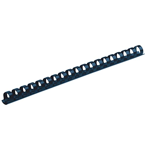 Fellowes 52501, Plastic Combs - Round Back, 1/2", 100 pack, Navy