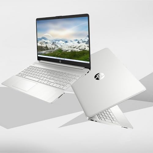 HP 15.6" Laptop, AMD Ryzen 3 5300U Processor, 16GB RAM, 512GB SSD, AMD Radeon Graphics, Webcam, Numeric Keypad, Wi-Fi, Bluetooth, Alpacatec Accessories, Windows 11 Home, Silver