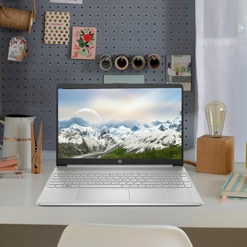 HP 15.6" Laptop, AMD Ryzen 3 5300U Processor, 16GB RAM, 512GB SSD, AMD Radeon Graphics, Webcam, Numeric Keypad, Wi-Fi, Bluetooth, Alpacatec Accessories, Windows 11 Home, Silver