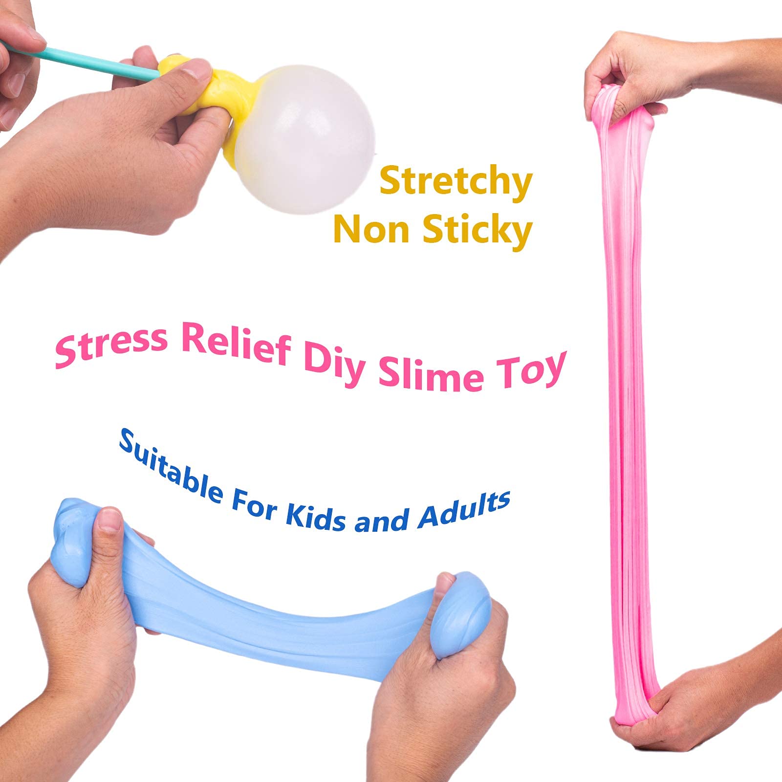 35 Pack Mini Butter Slime Kit with Slime Accessories - Scented Slime for Boys & Girls - Soft, Non-Sticky & Fun Party Toy for Kids - Stress Relief