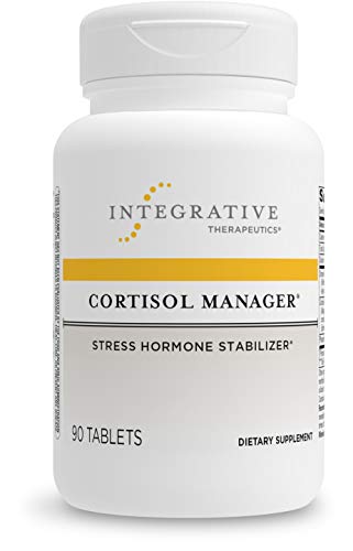 Integrative Therapeutics Cortisol Manager - with Ashwagandha, L-Theanine - Reduces Stress to Support Restful Sleep* - Melatonin-Free Supplement - 90 Count