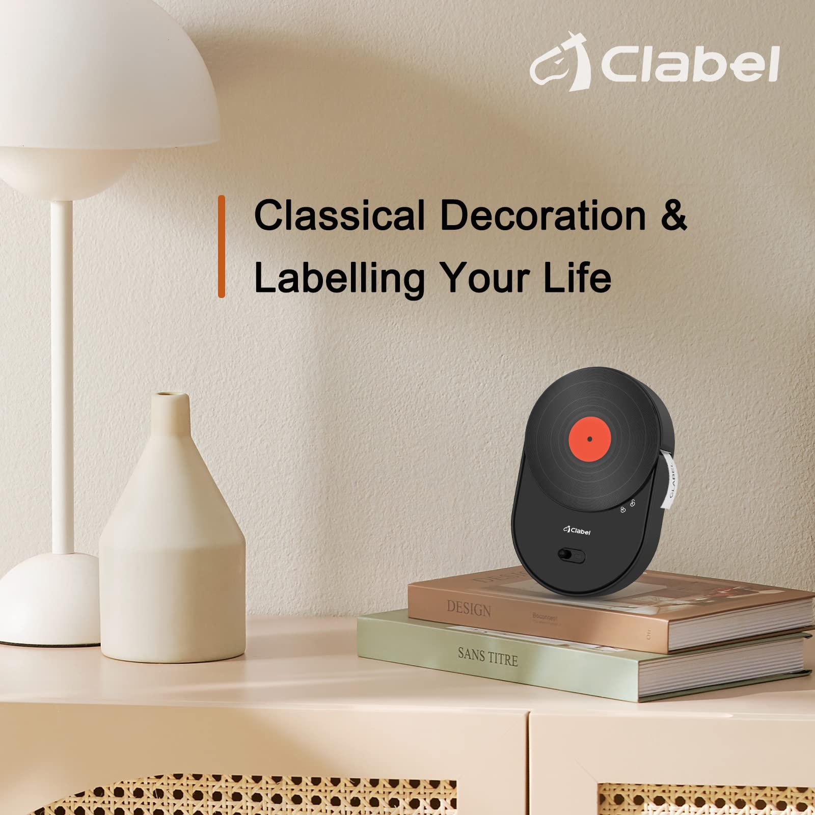 CT521B Label Maker Machine with Tape, Perfect for Women, Wife,Mom,Grandma, Available for Home Office Organization Mother's Day Decor Birthday Gift