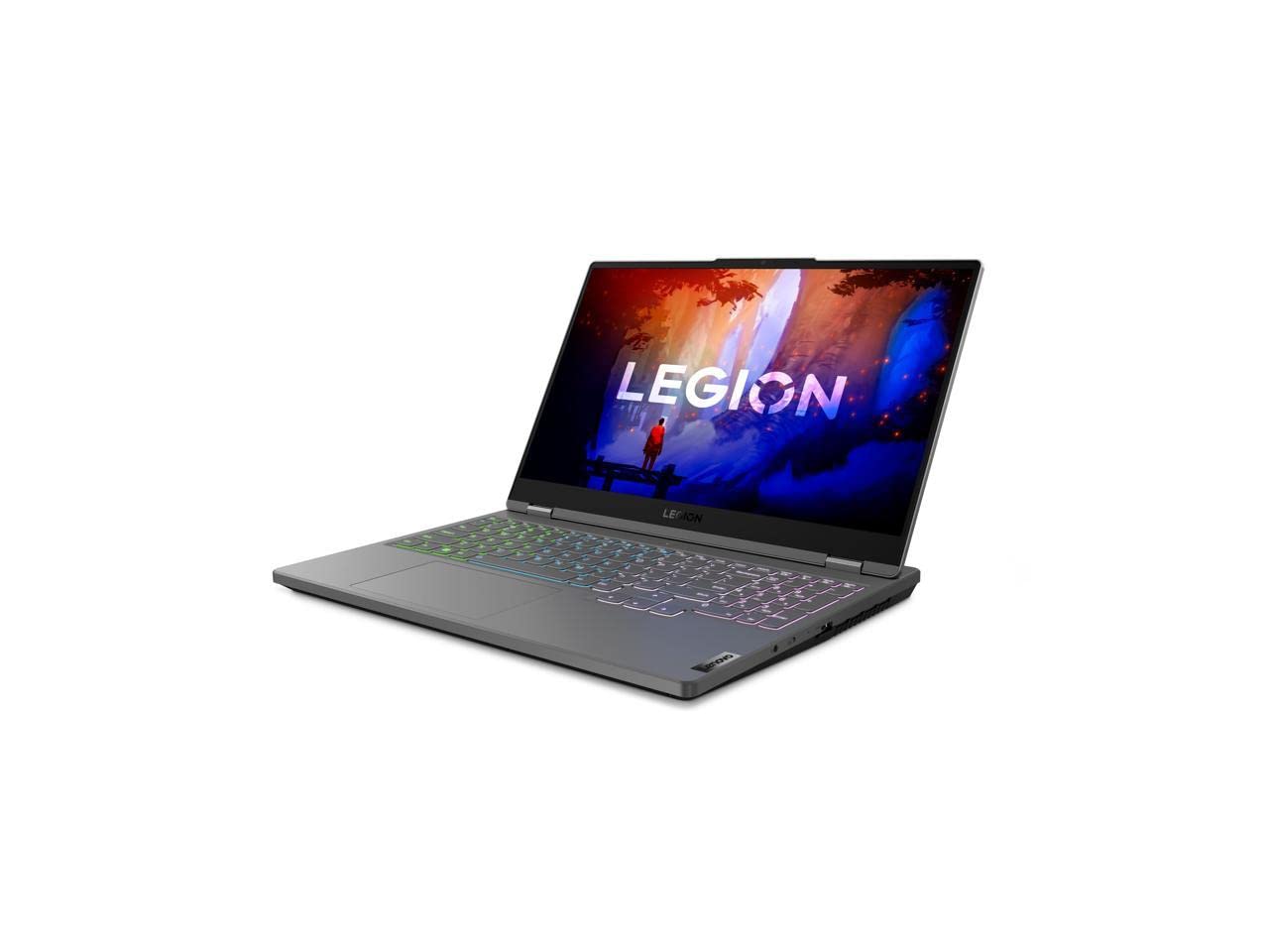 Lenovo Legion 5 15ARH7H, 15.6 Gaming Notebook, AMD Ryzen 7 6800H 3.20GHz, NVIDIA GeForce RTX 3060 Laptop GPU, 64GB RAM 2TB Storage, Wi-Fi 6E, Bluetooth 5.2, Win11, Storm Grey, W/GaLiMu